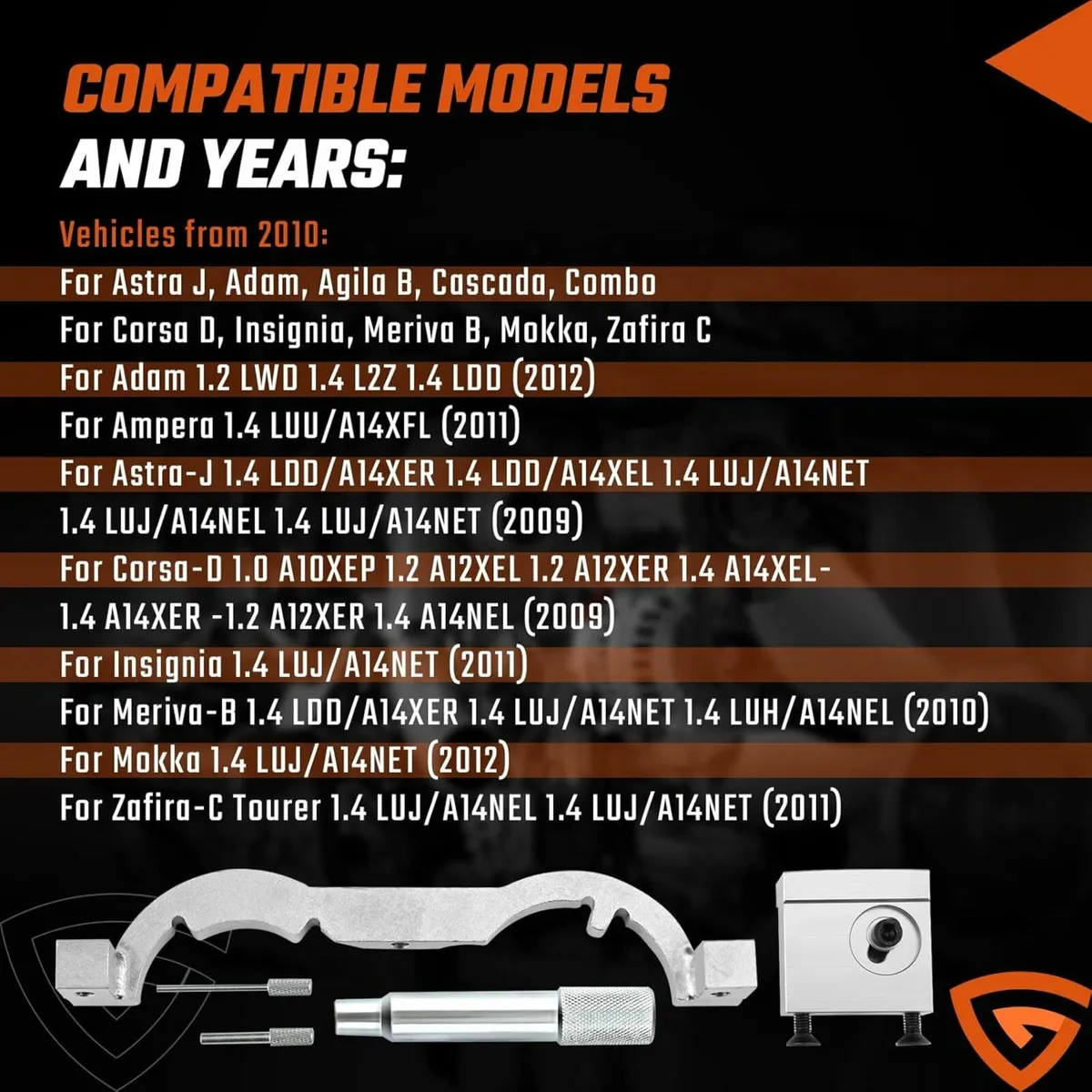 Engine Timing Locking Tools Set Belt Tool Kit Comp for sale in Co ...