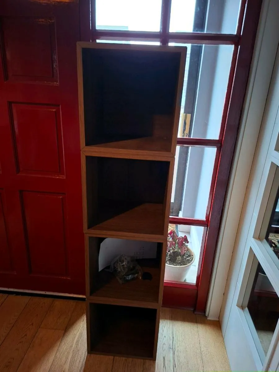 Ikea Eket unit x 4 walnut effect for sale in Co. Cork for €50 on DoneDeal