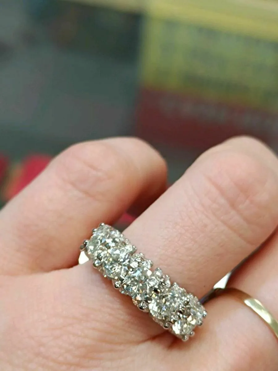 3 Sided Diamond Ring, 18k Yellow Gold, 4.61 ca for sale in Co. Cork for ...