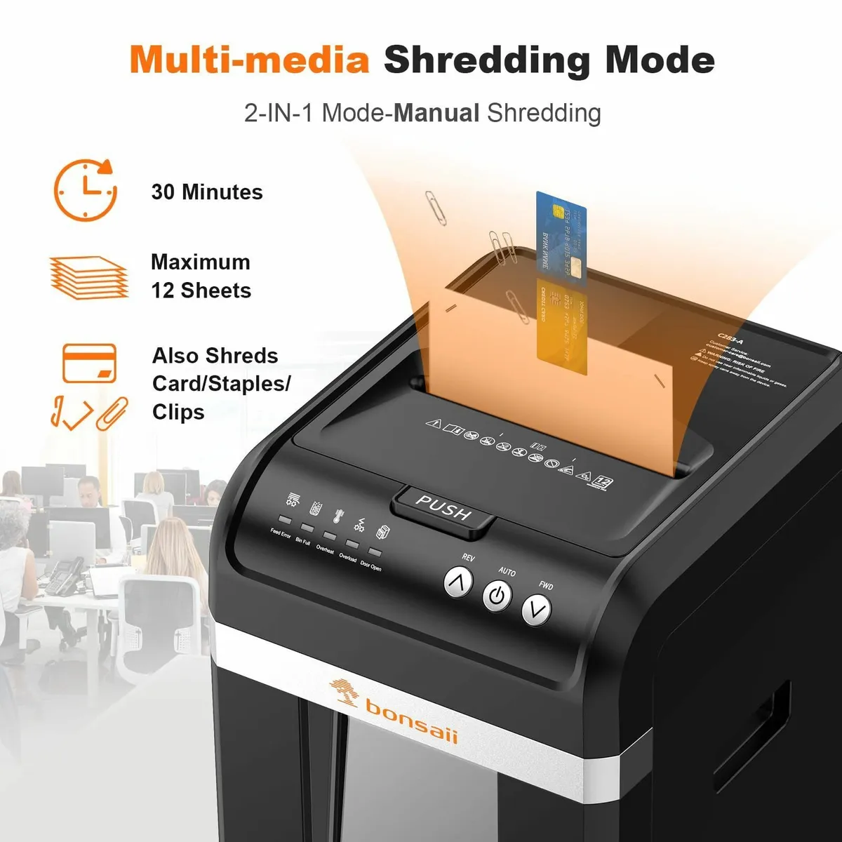 200-Sheet Auto-Feed Paper Shredder 60-Min for sale in Co. Dublin for € ...