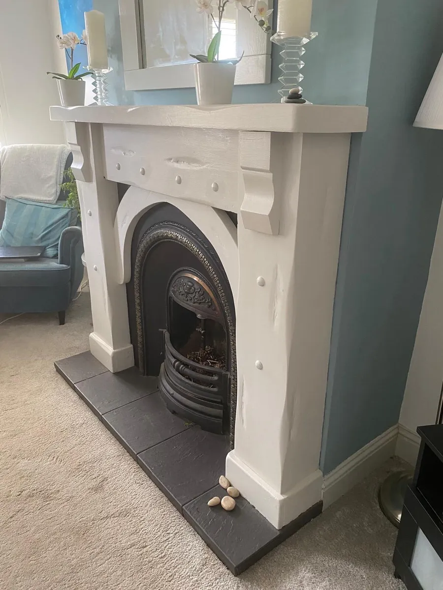 Fireplace Wooden Surround & Cast Iron Insert for sale in Co. Cork for € ...