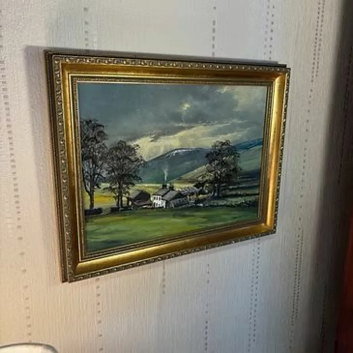 Mid 20th century, rural landscape featuring a farm for sale in Co ...