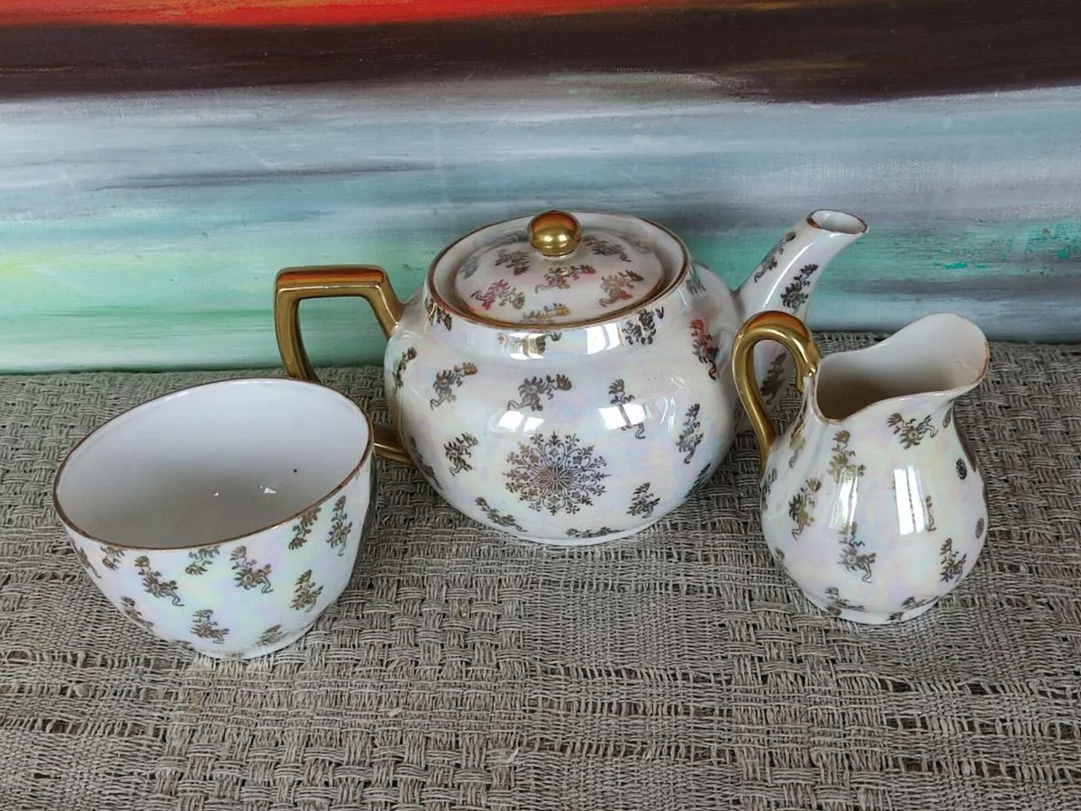 Vintage Royal Vienna milk jug, sugar bowl, tea pot for sale in Co ...
