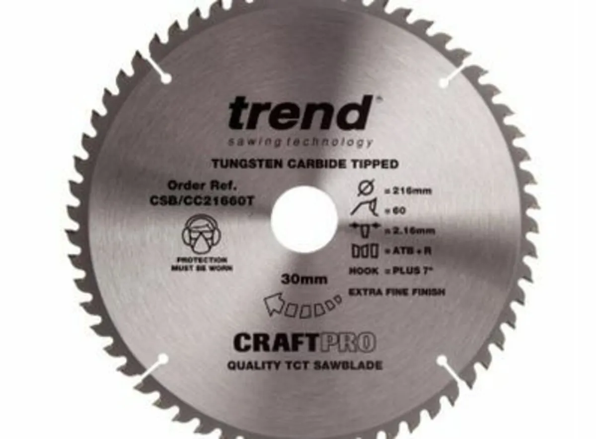 Trend CSB/CC21660T CraftPro Saw Blade 216mm 60T for sale in Co. Meath ...