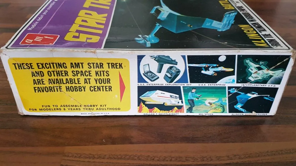 RARE! 1968 Star Trek Klingon Battle Cruiser Model for sale in Co. Down ...