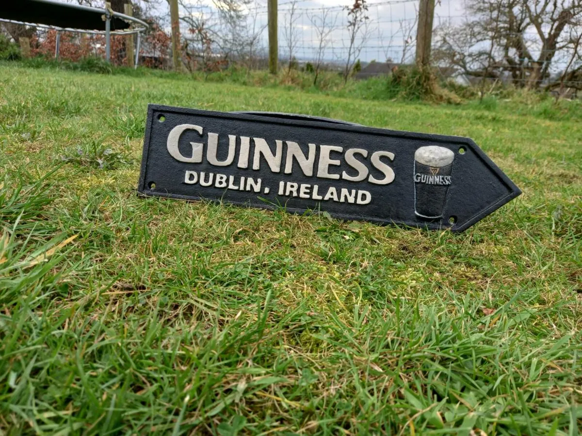 Guinness Cast Iron Sign for sale in Co. Louth for €40 on DoneDeal