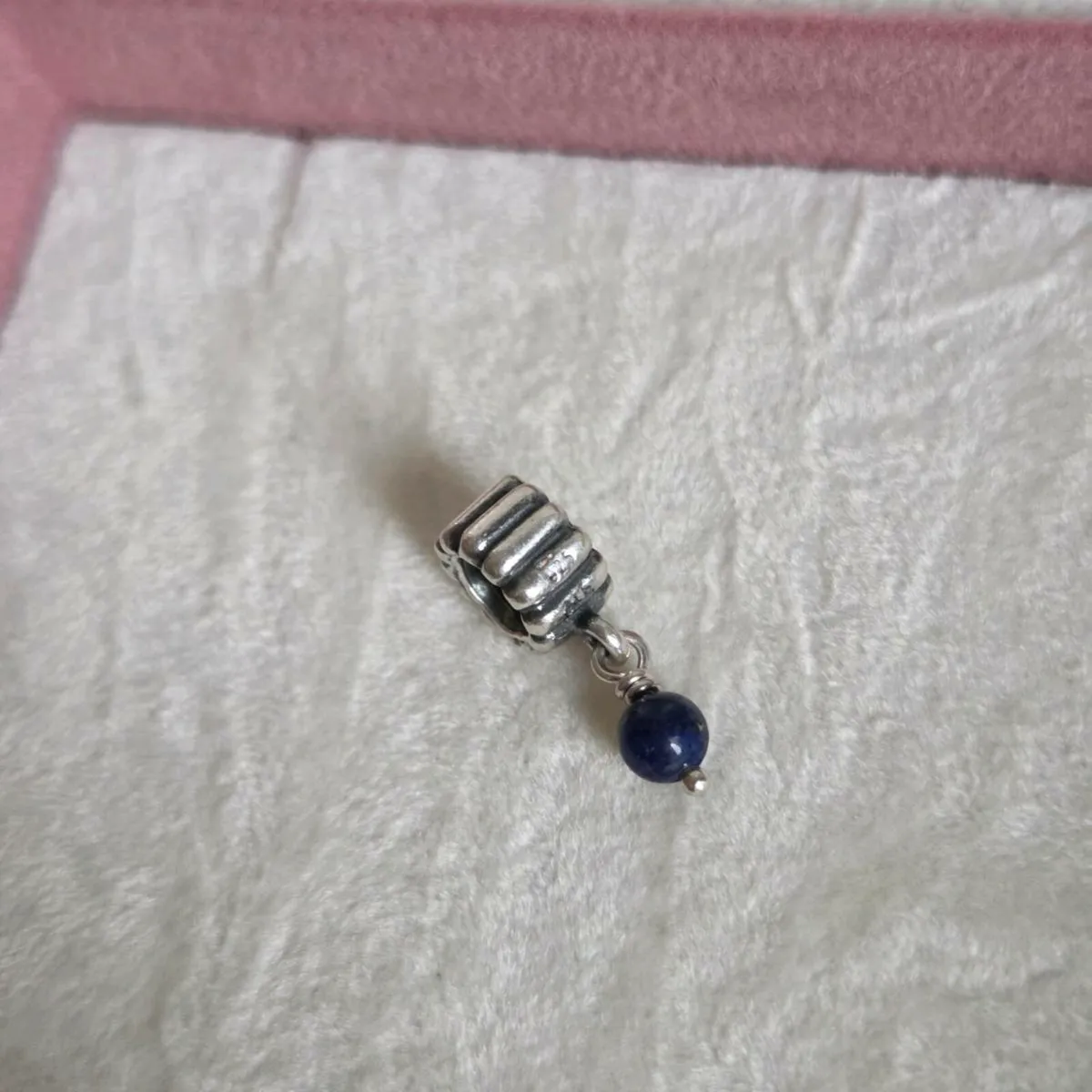 Pandora blue stone dangle charm for sale in Co. Meath for €10 on DoneDeal