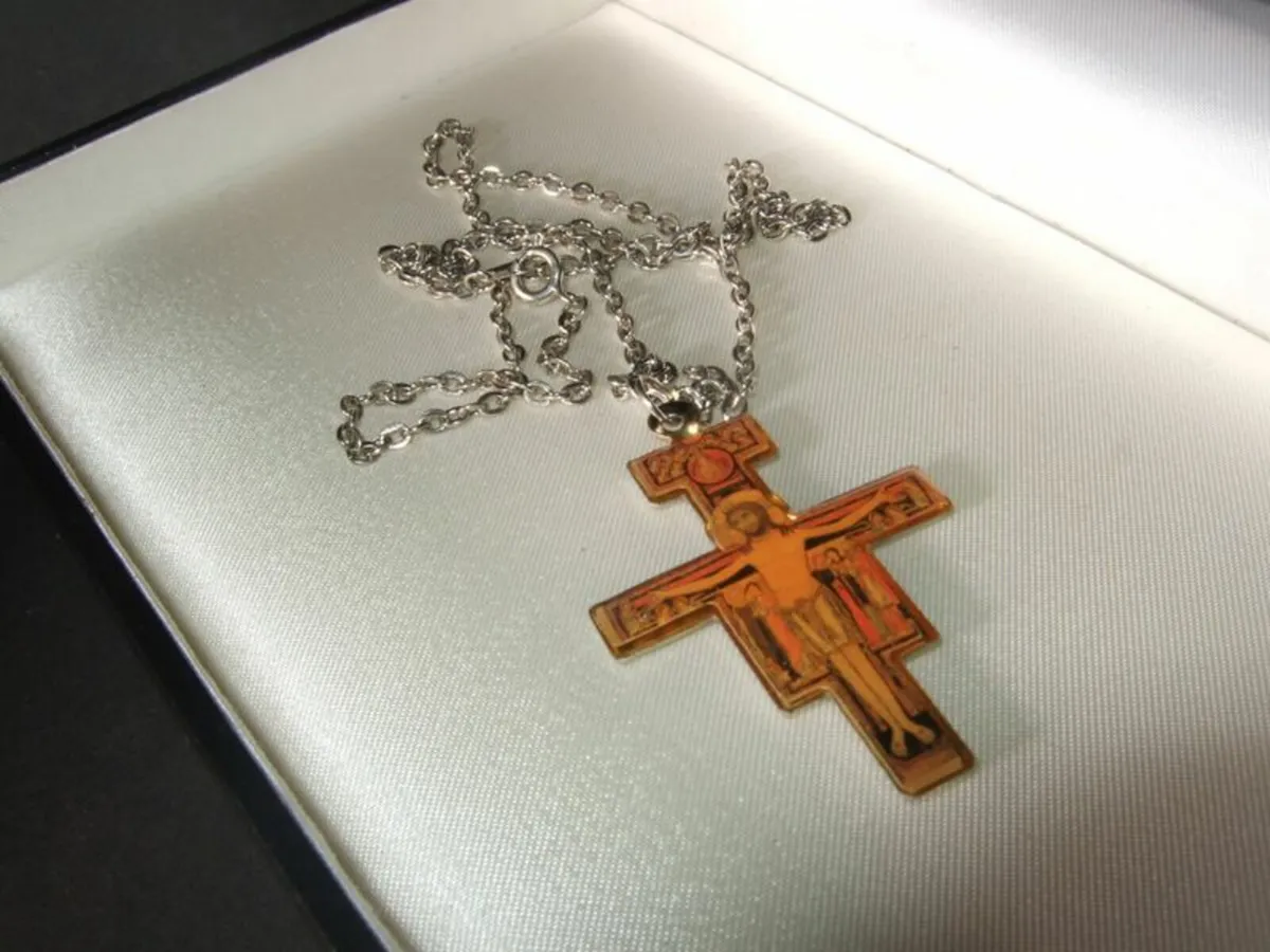 Vintage San Damiano Cross & Chain for sale in Co. Offaly for €17 on ...