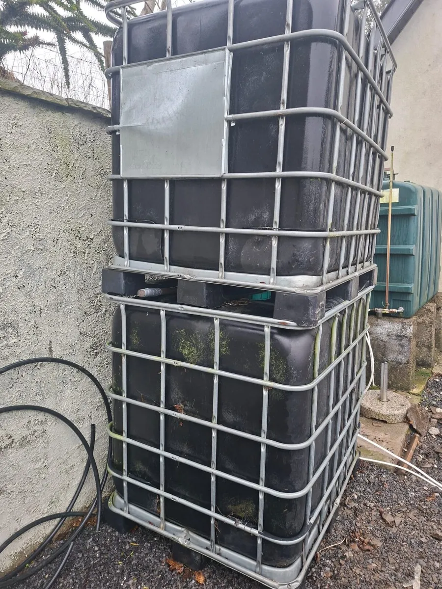 Black IBC tanks (food grade) for sale in Co. Laois for €80 on DoneDeal