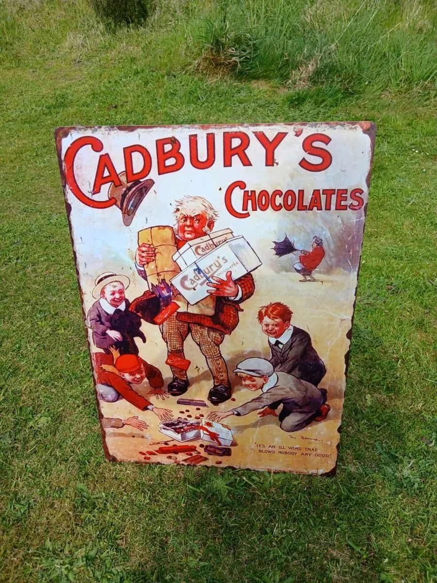 Cadbury Chocolate Large Tin Sign for sale in Co. Louth for €70 on DoneDeal