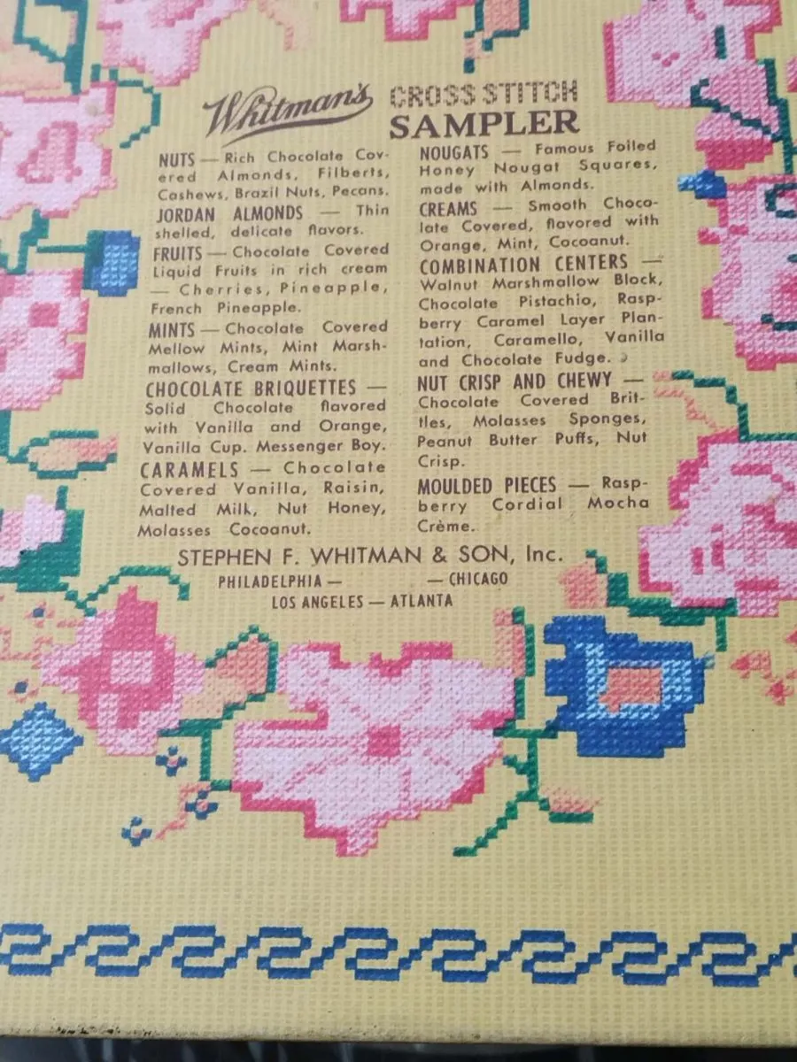 Vintage Whitman's Sampler chocolate box for sale in Co. Cork for €60 on ...