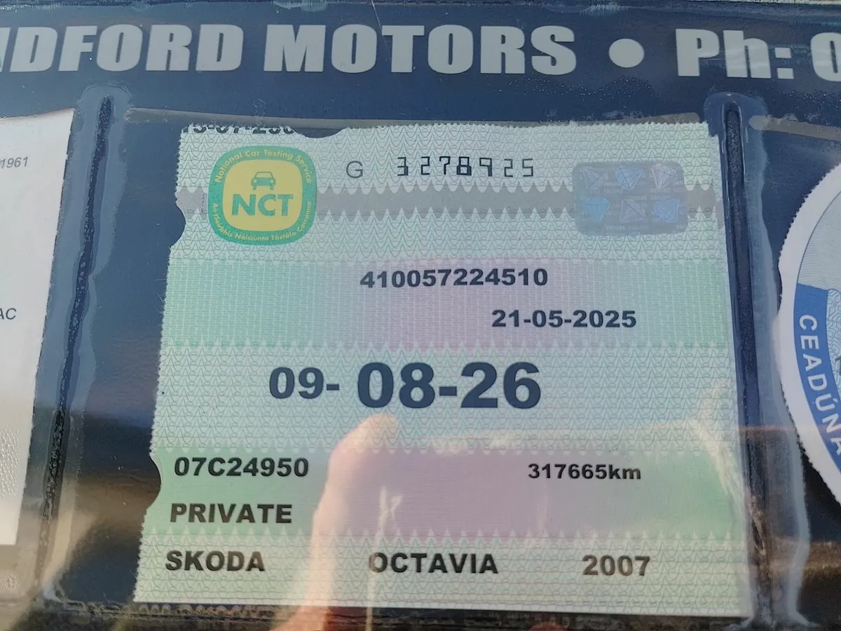07 Skoda Octavia NCT till August 26 Engine Problem for sale in Co ...