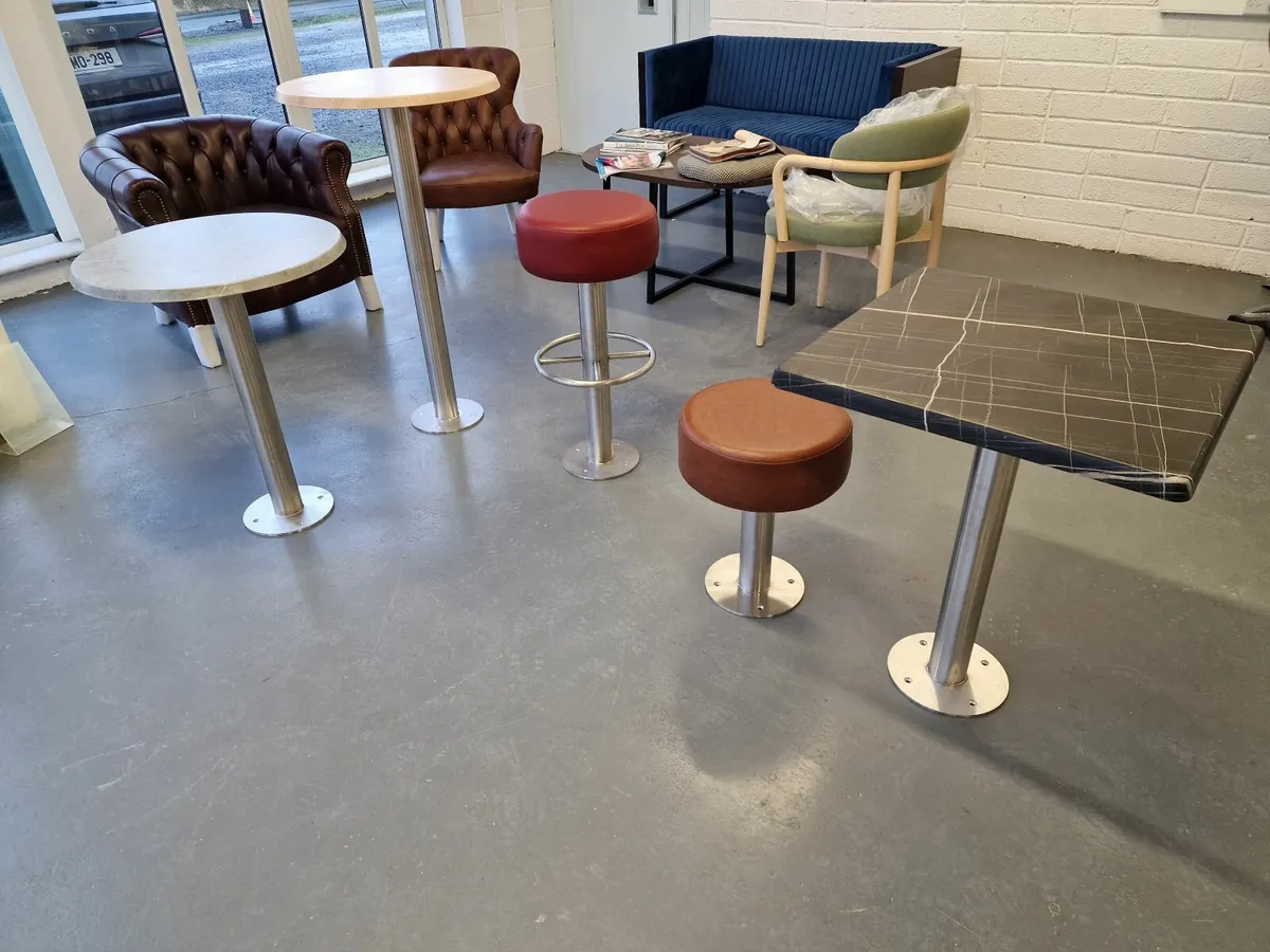 Stainless steel stools for sale in Co. Mayo for €195 on DoneDeal