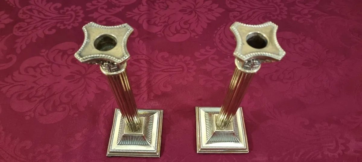 Solid Brass Art Deco Corinthian Column Candlestick for sale in Co. Cork ...