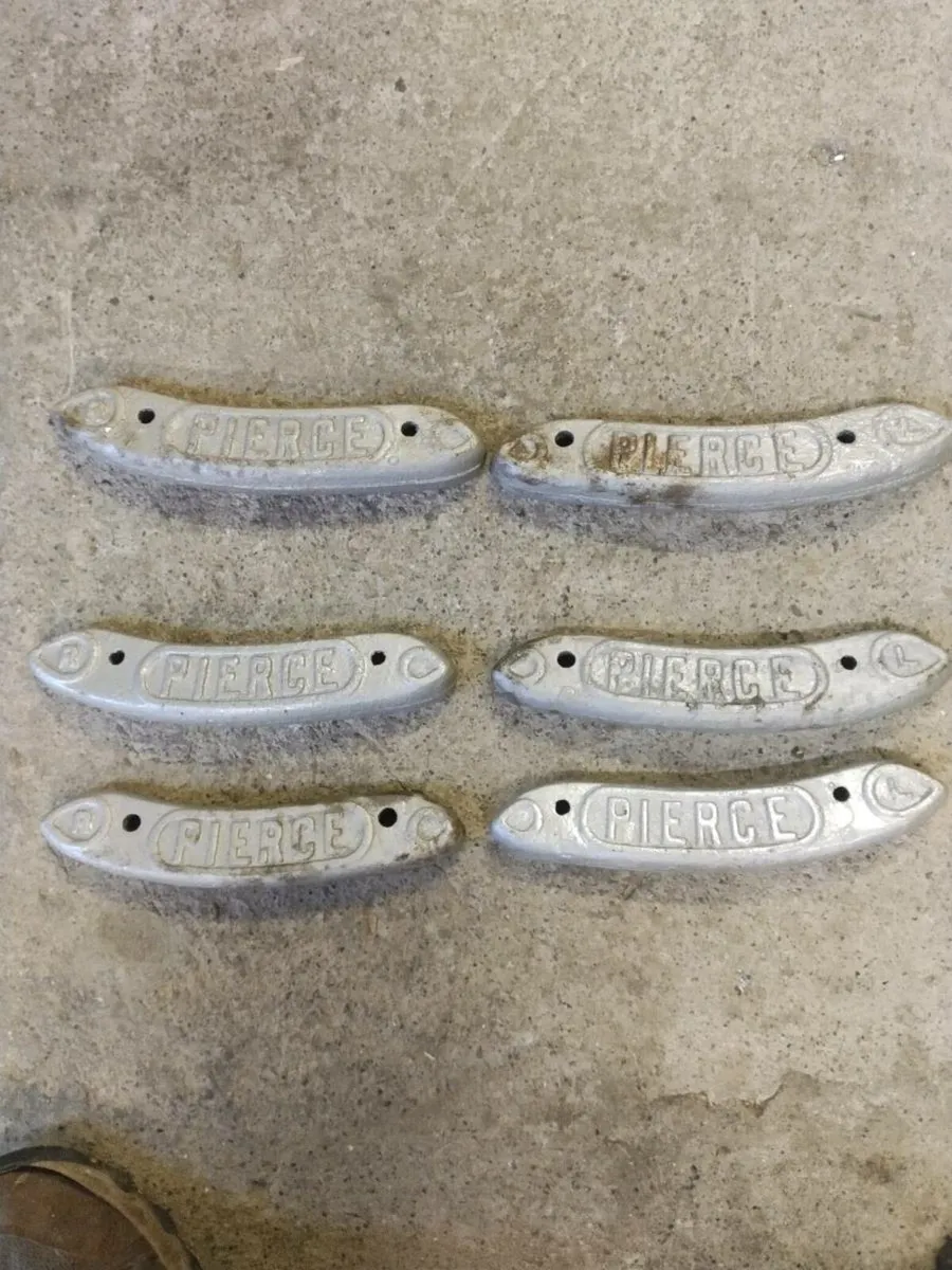 3. Pairs of PIERCE cast name plates for sale in Co. Cork for €125 on ...