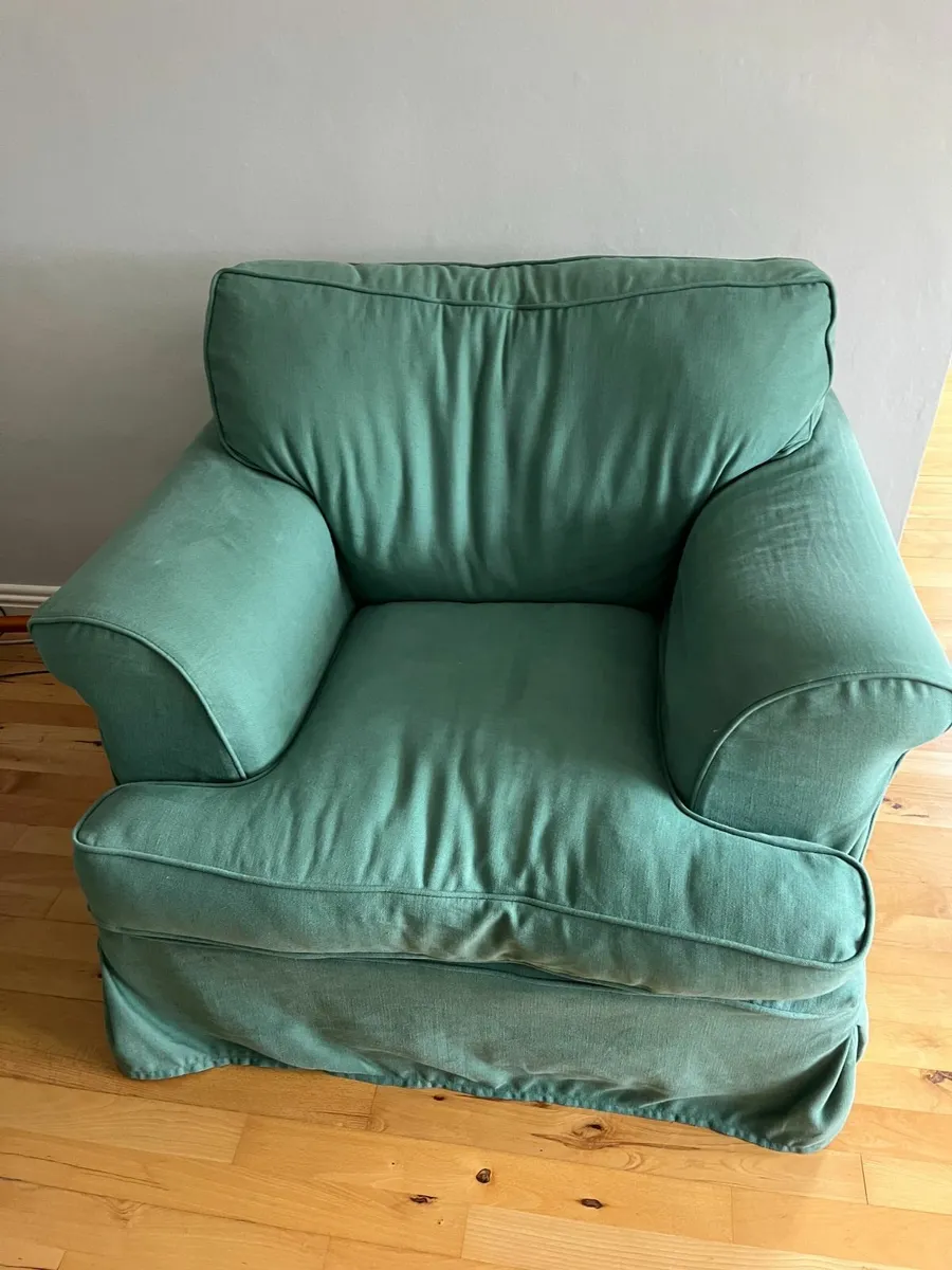 2 x seater couch and armchair for sale in Co. Dublin for €85 on DoneDeal