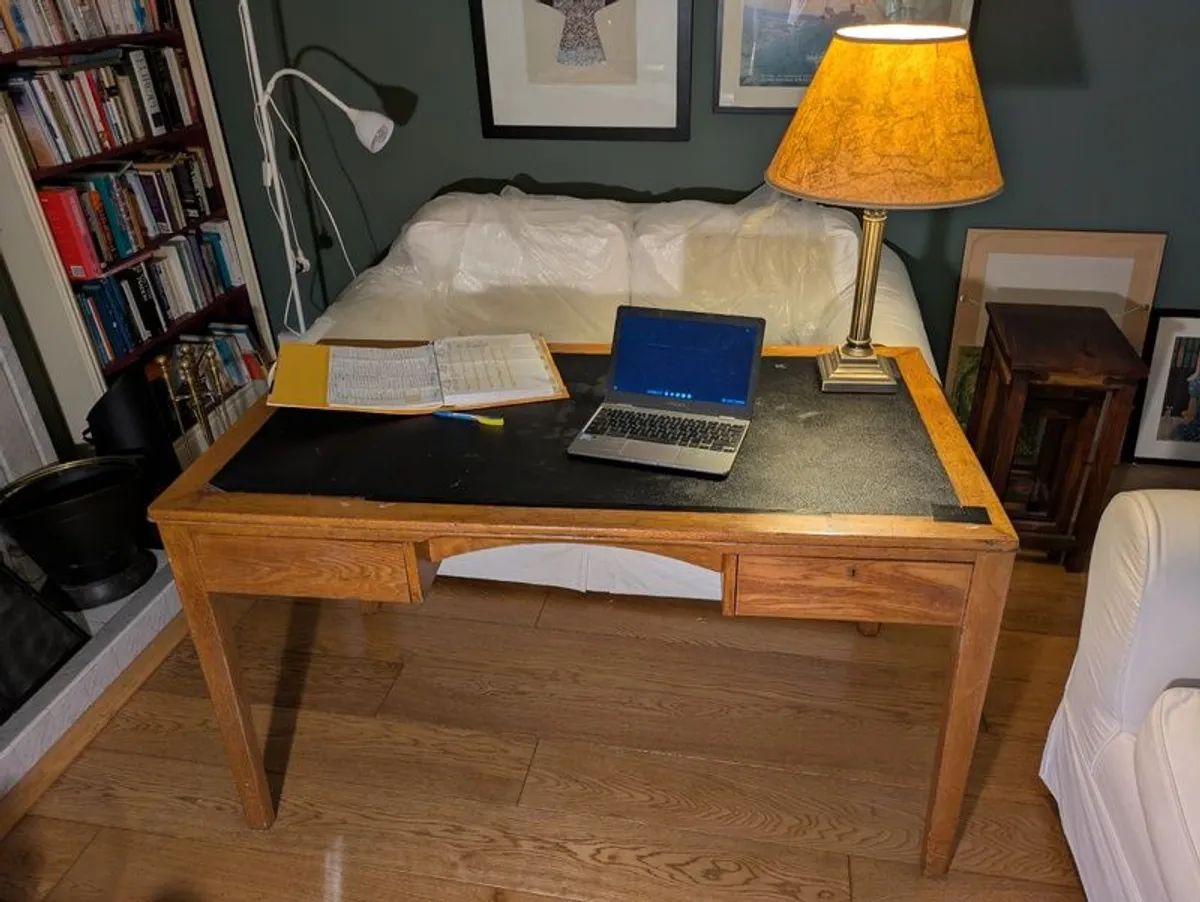 Solid Oak Desk for sale in Dublin for €165 on DoneDeal