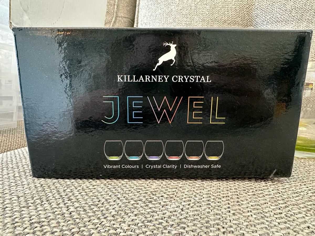 Killarney Crystal Jewel Tumbler Glass Set for sale in Dublin for €20 on ...