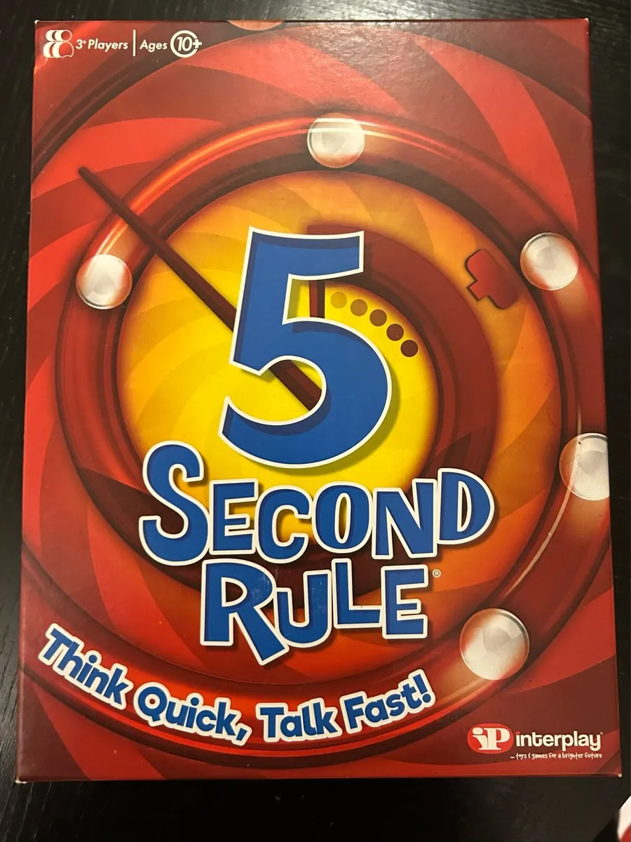 5 Second rule board game for sale in Co. Dublin for €6 on DoneDeal