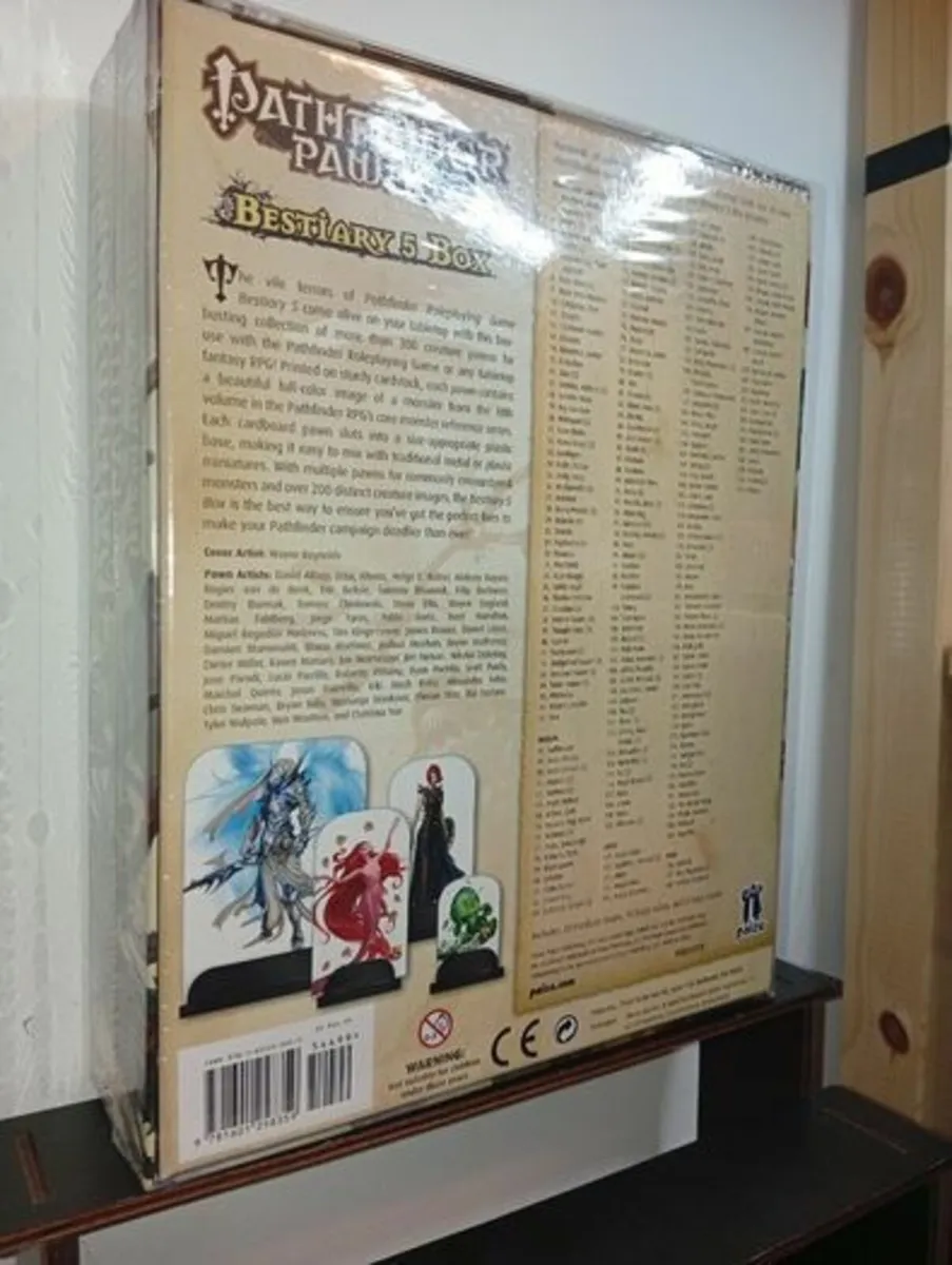Pathfinder Pawns Rpg Game Bestiary 5 Box Paizo Rar for sale in Co ...