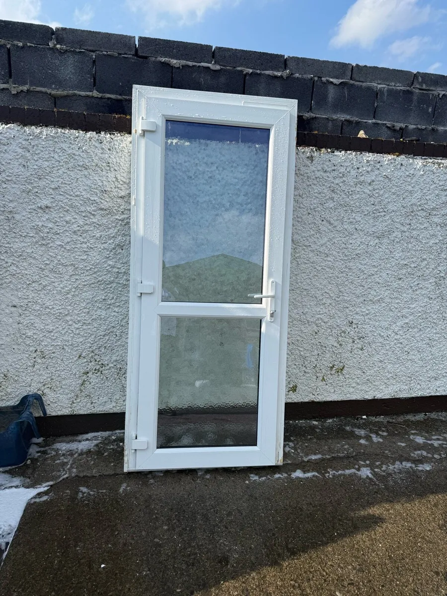 Pvc, Back door for sale in Co. Dublin for €165 on DoneDeal