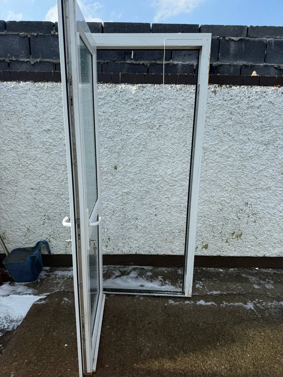 Pvc, Back door for sale in Co. Dublin for €165 on DoneDeal
