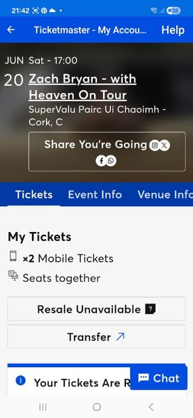 zach bryan ticket | 103 Holidays & Tickets Ads For Sale in Ireland ...